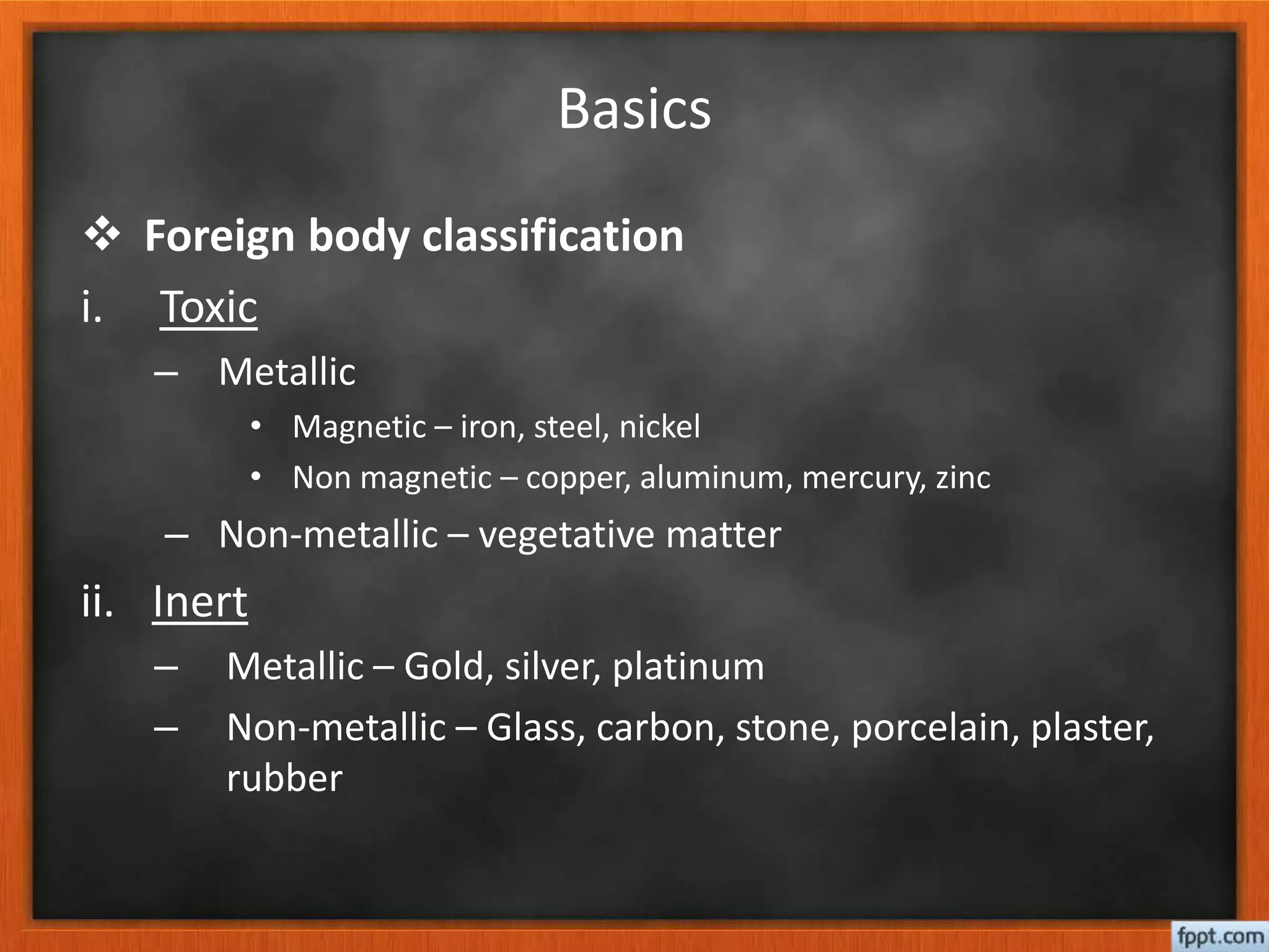 Ocular Foreign Body | PPTX