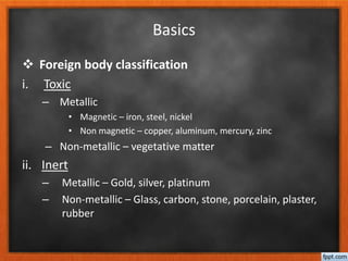 Ocular Foreign Body | PPTX