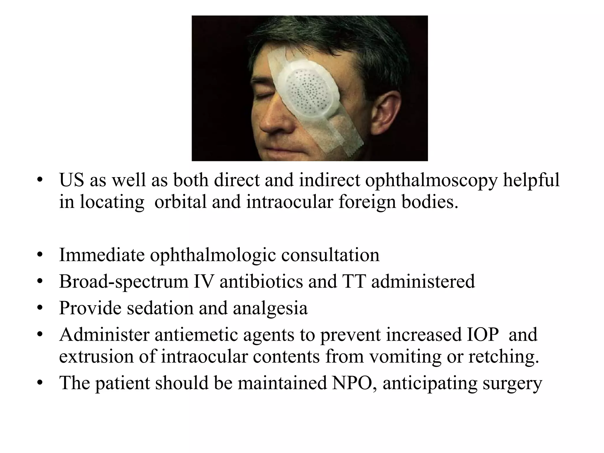 Ocular injuries | PPTX