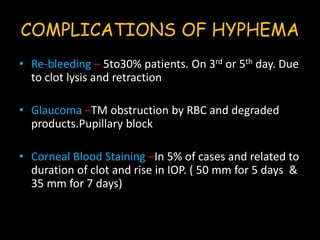 Ocular injuries | PPTX