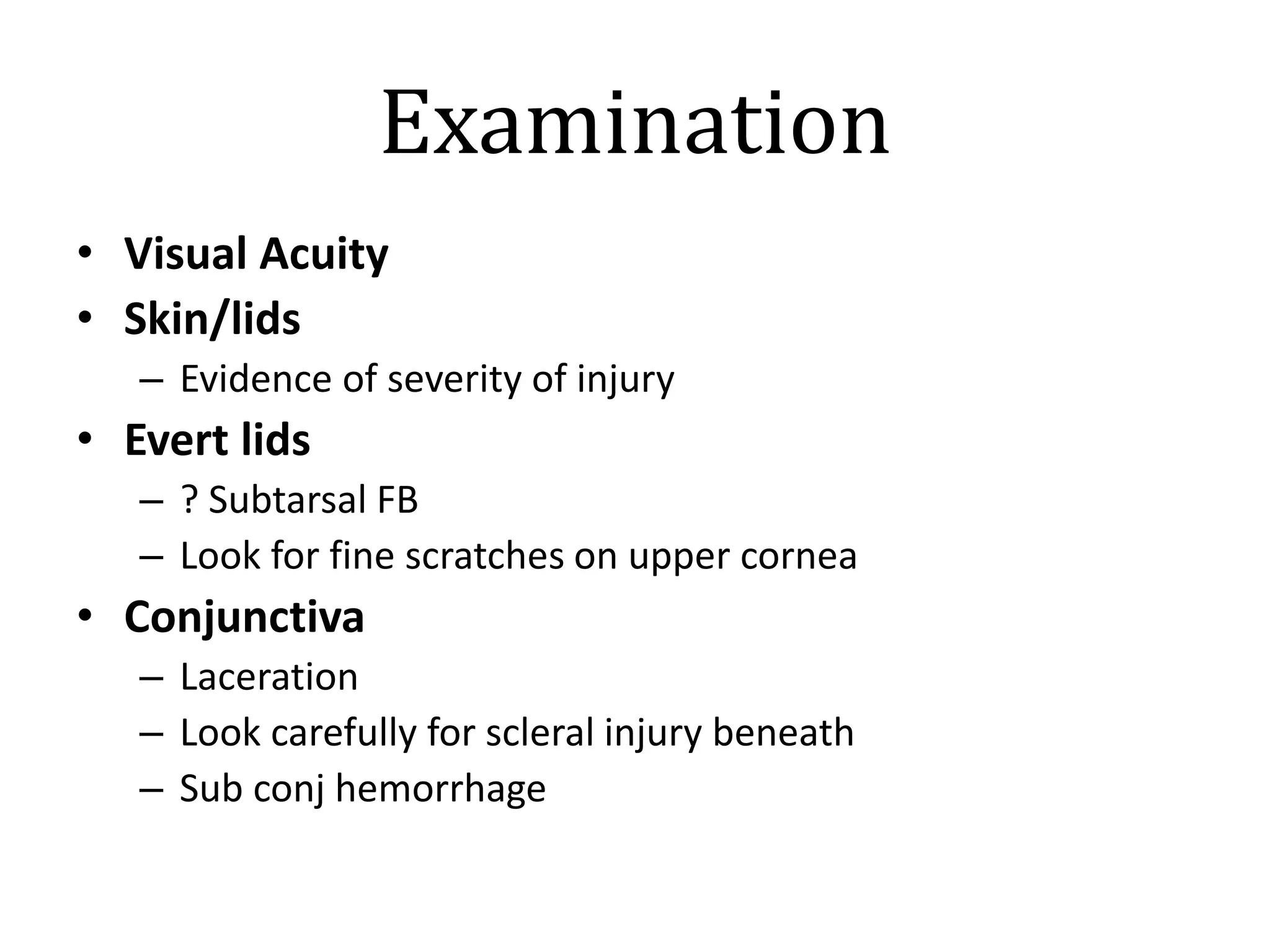Ocular injuries | PPTX