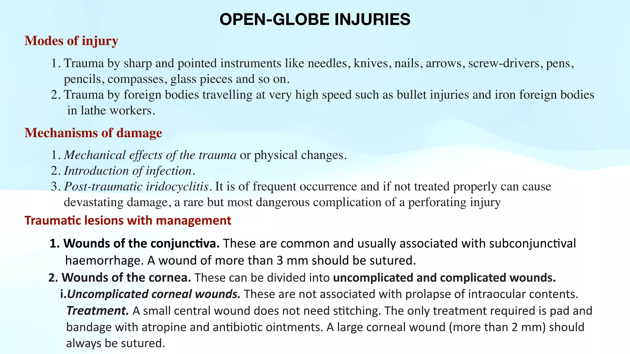 OCULAR INJURIES | PDF