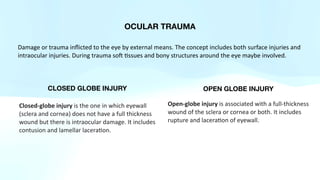 OCULAR INJURIES | PDF