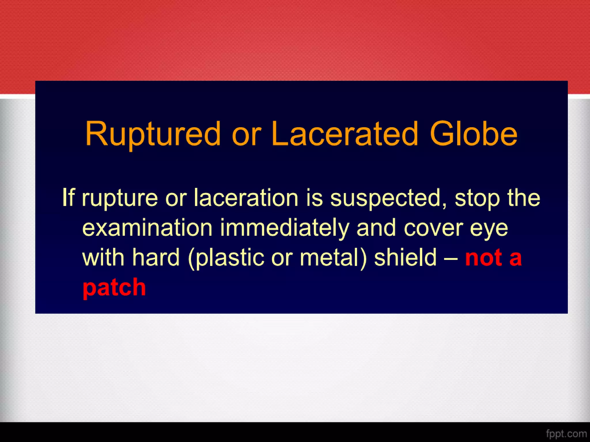 Ocular Injuries – Classification & Management Protocol.pptx