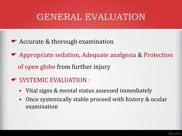 Ocular Injuries – Classification & Management Protocol.pptx