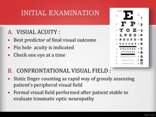 Ocular Injuries – Classification & Management Protocol.pptx