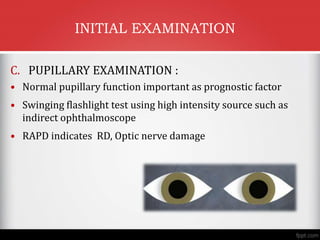 Ocular Injuries – Classification & Management Protocol.pptx