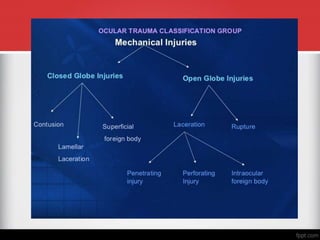 Ocular Injuries – Classification & Management Protocol.pptx
