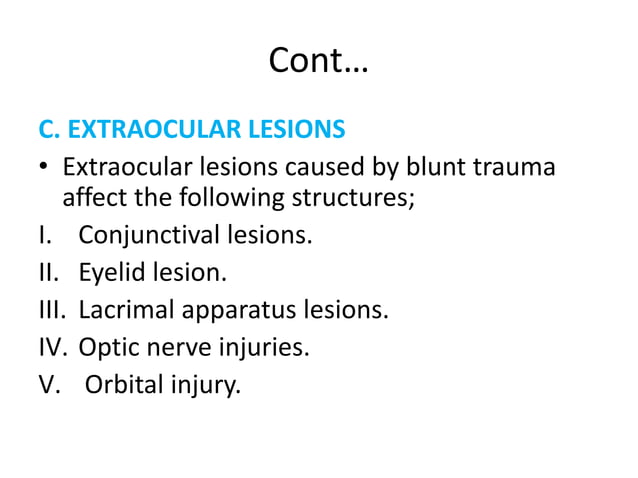 Ocular injuries new | PPT