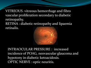 Ocular manfestations | PPTX