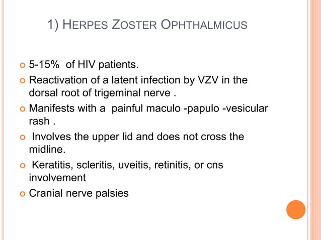 Ocular manifestation of hiv | PPTX | Eye and Vision Conditions ...