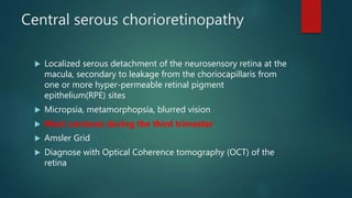 Ocular Manifestations in Pregnancy and Labour | PPT