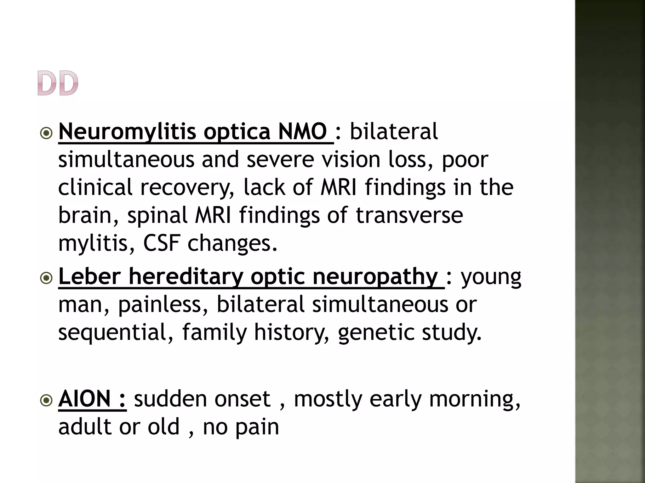 Ocular manifestations of multiple sclerosis | PPTX