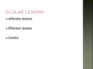 Ocular manifestations of multiple sclerosis | PPTX