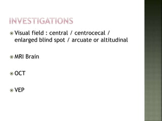 Ocular manifestations of multiple sclerosis | PPTX