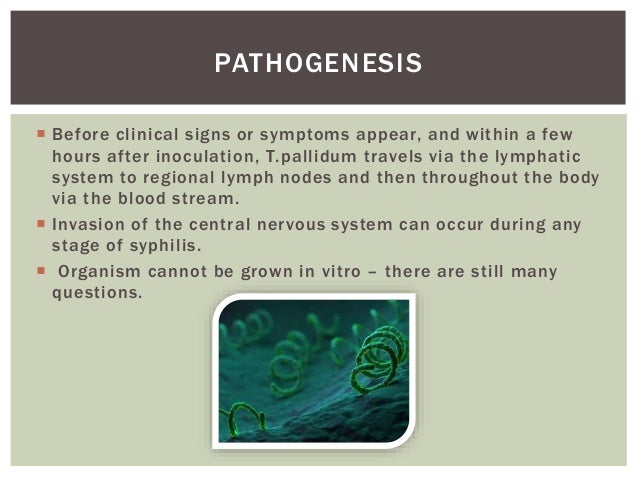 Ocular manifestations of syphilis