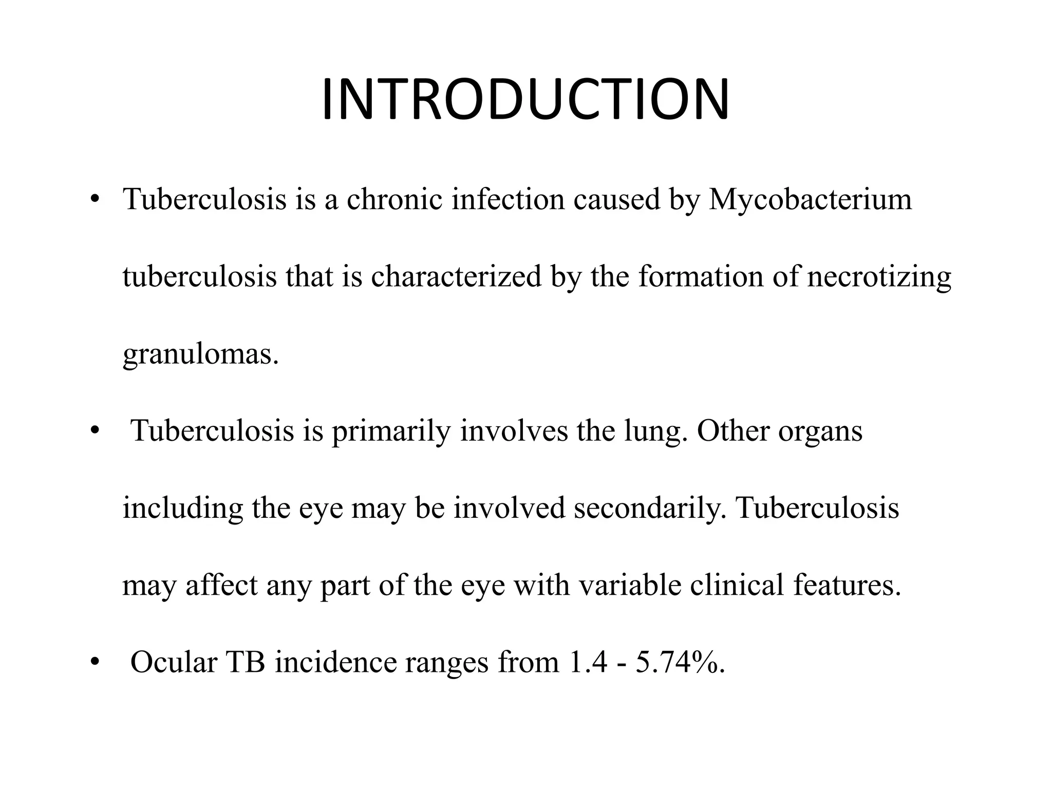 OCULAR MANIFESTATIONS OF TB.pptx