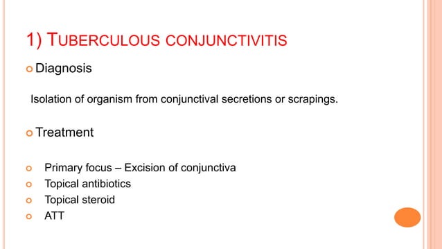 Ocular manifestations of tuberculosis infection | PPTX