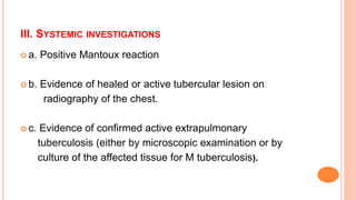 Ocular manifestations of tuberculosis infection | PPTX