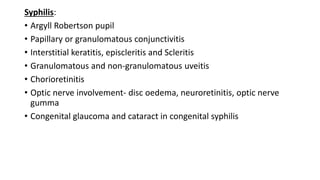 Ocular menifestation of neurological diseases | PPTX