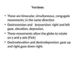OCULAR MOTILITY.pptx ocular motility slit | PPT