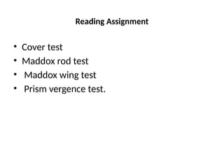 OCULAR MOTILITY.pptx ocular motility slit | PPT