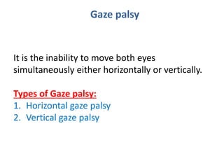 Ocular motility and gaze | PDF