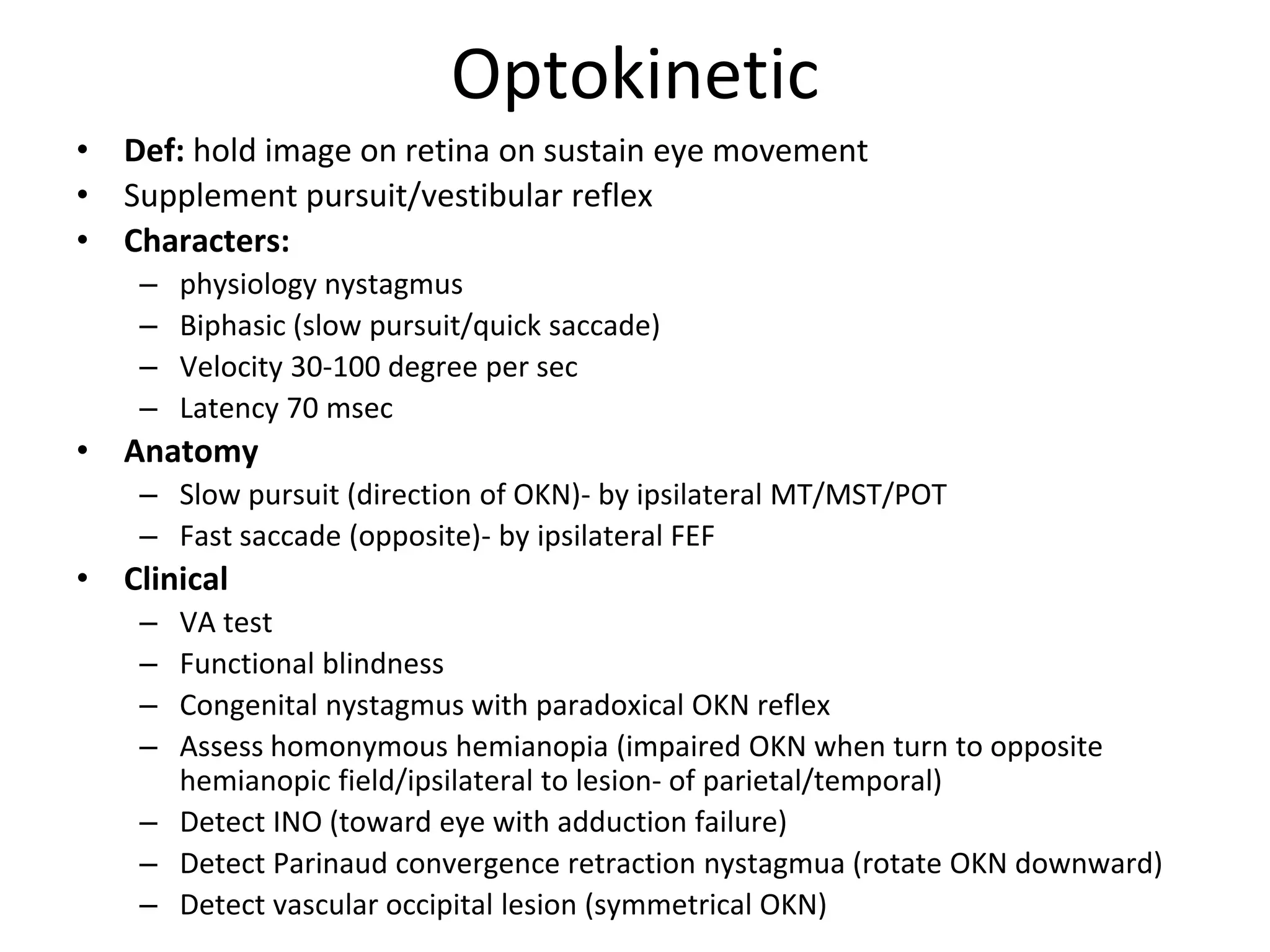 Ocular Motility- The Basic Science | PPTX | Eye and Vision Conditions ...