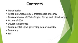 Ocular Motility, Extra-Ocular Muscles NDORI.pptx