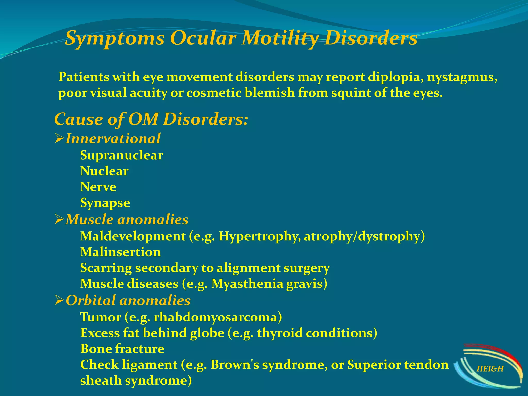 Ocular motility test | PPTX