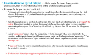Ocular myasthenia | PPTX
