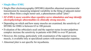Ocular myasthenia | PPTX