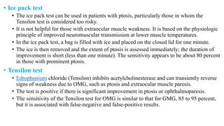 Ocular myasthenia | PPTX