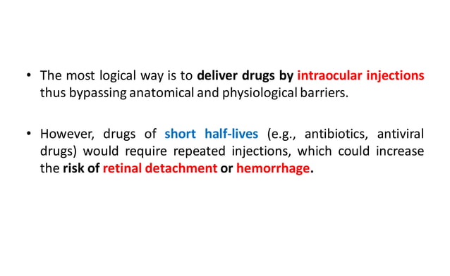ocular applications of nanoparticulate drug delivery systems | PDF
