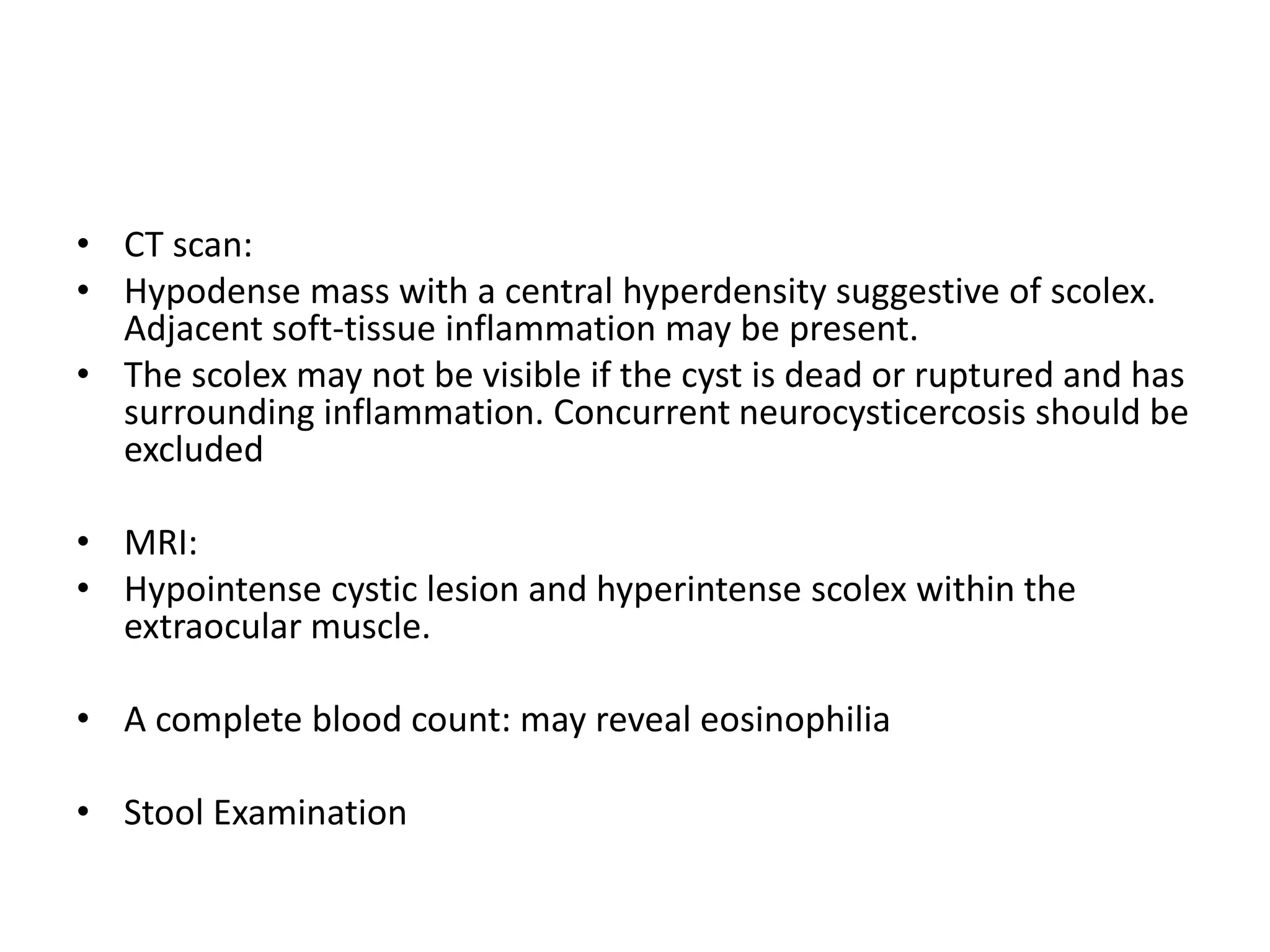 ocular cysticercosis | PPTX