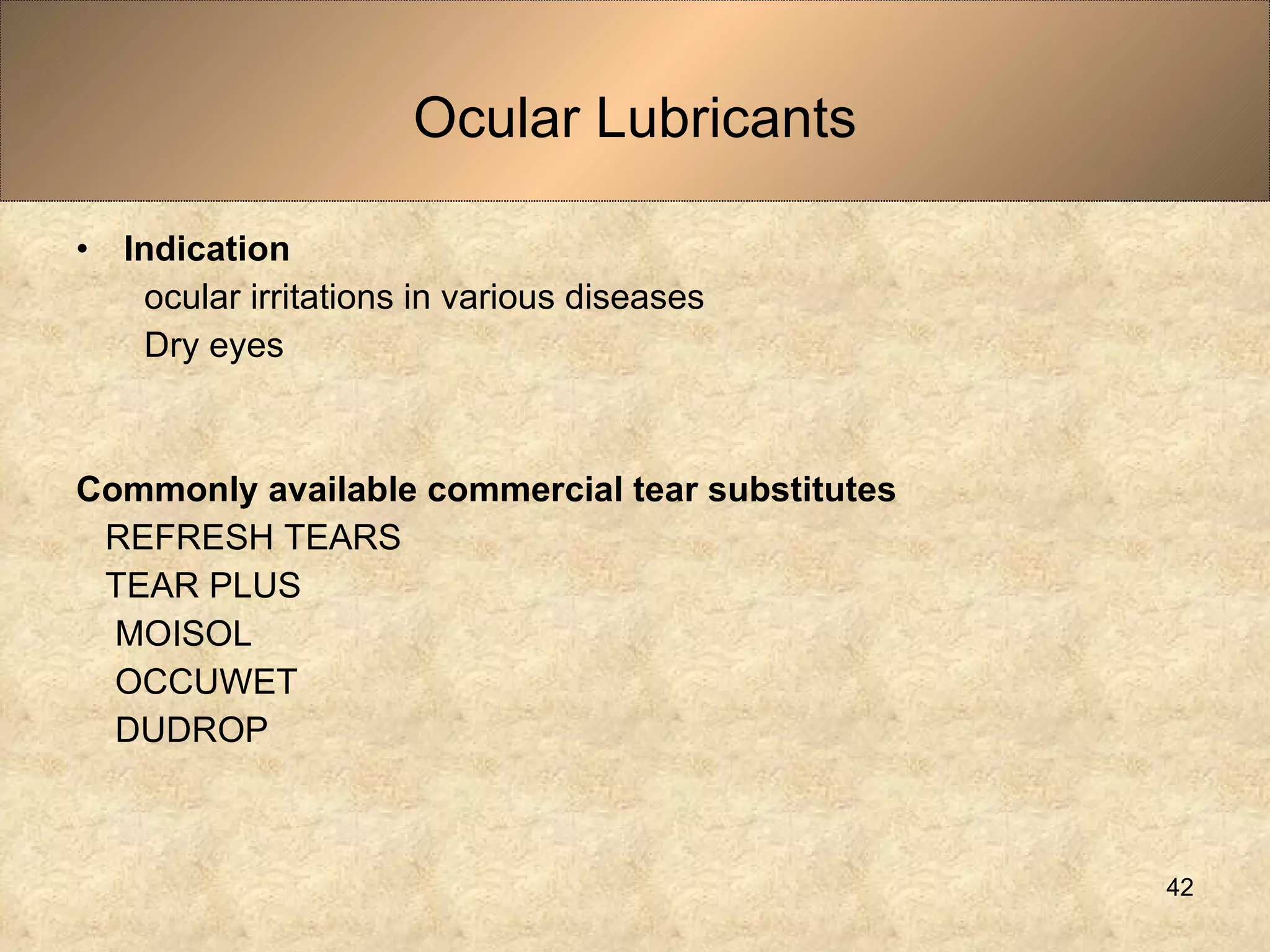Ocular Pharmacology | PPT