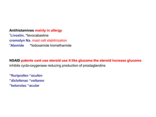 Ocular pharmacology new_hanady | PPT | Eye and Vision Conditions ...