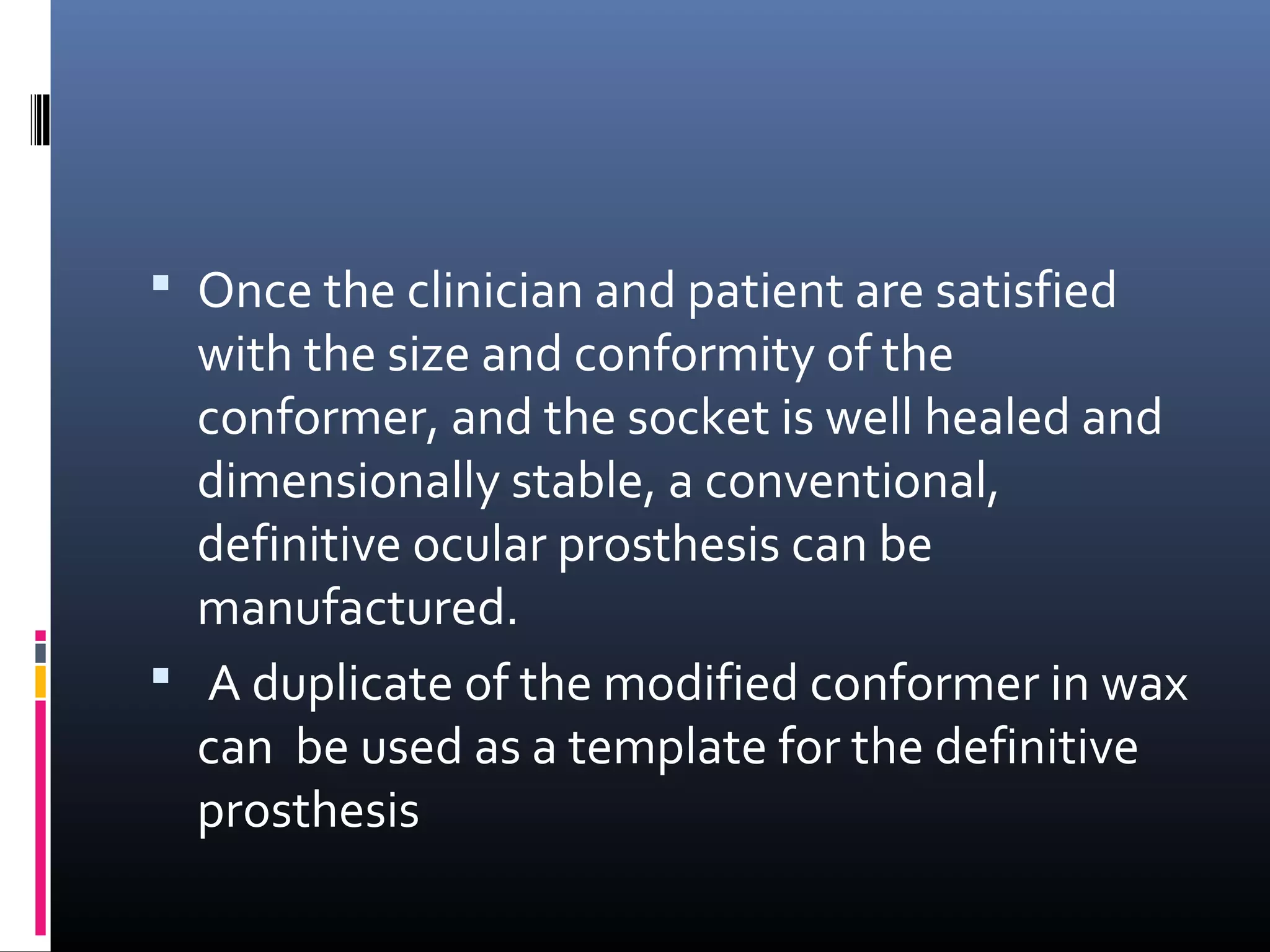Ocular prosthesis 1 | PPT