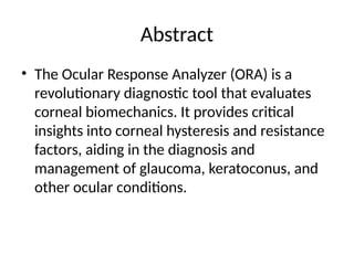 Ocular_Response_Analyzer_Presentation by MMADUABUCHI Chidiadi Amanda & Roland Okere.pptx