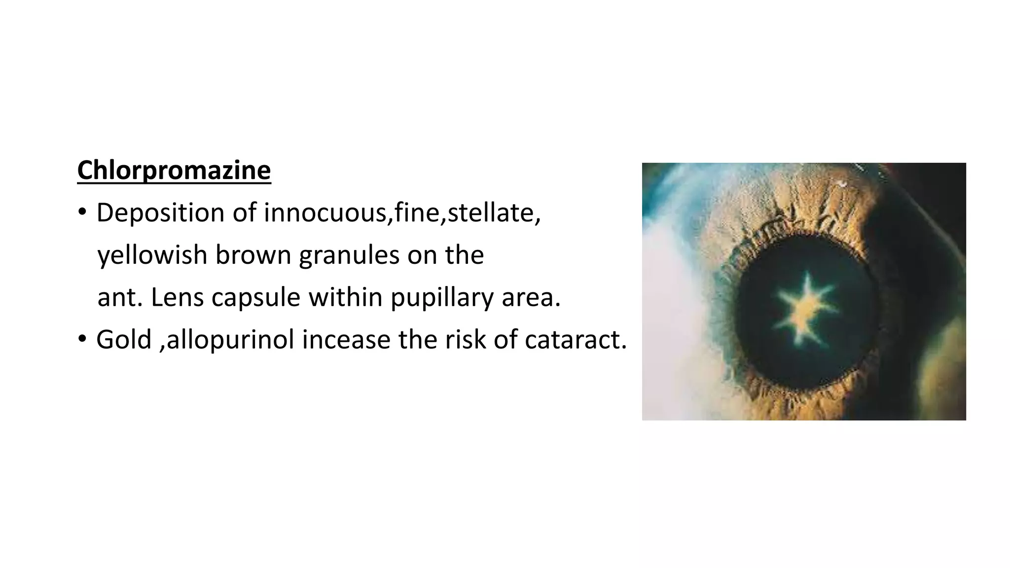 Ocular side effects of medicines | PPTX