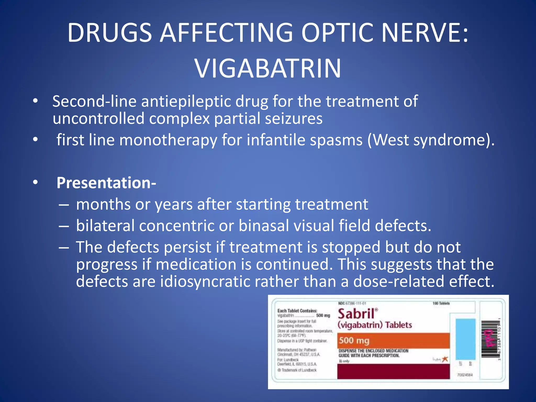 Ocular side effects of systemic drugs | PPTX