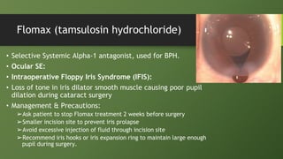 Ocular side effects of systemic drugs | PPTX