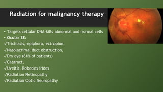 Ocular side effects of systemic drugs | PPTX