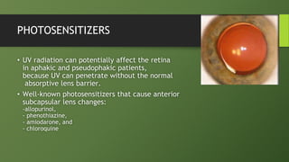 Ocular side effects of systemic drugs | PPTX