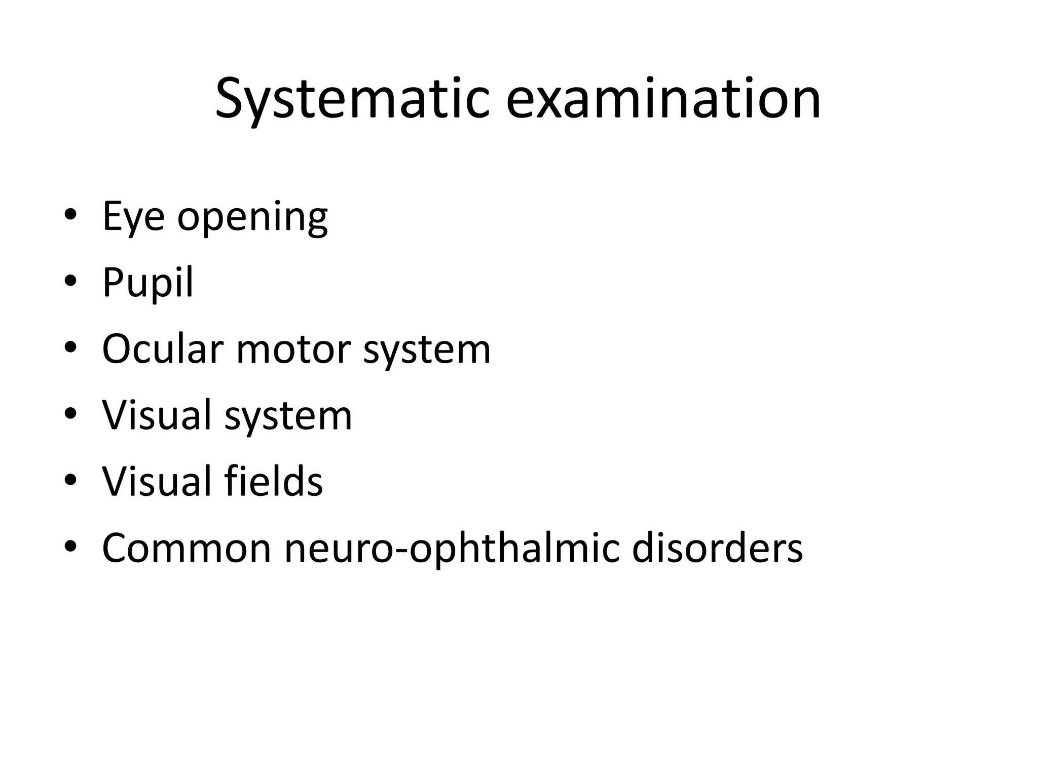 Ocular signs in medicine/ neurology | PPTX