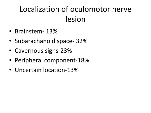 Ocular signs in medicine/ neurology | PPTX | Eye and Vision Conditions ...