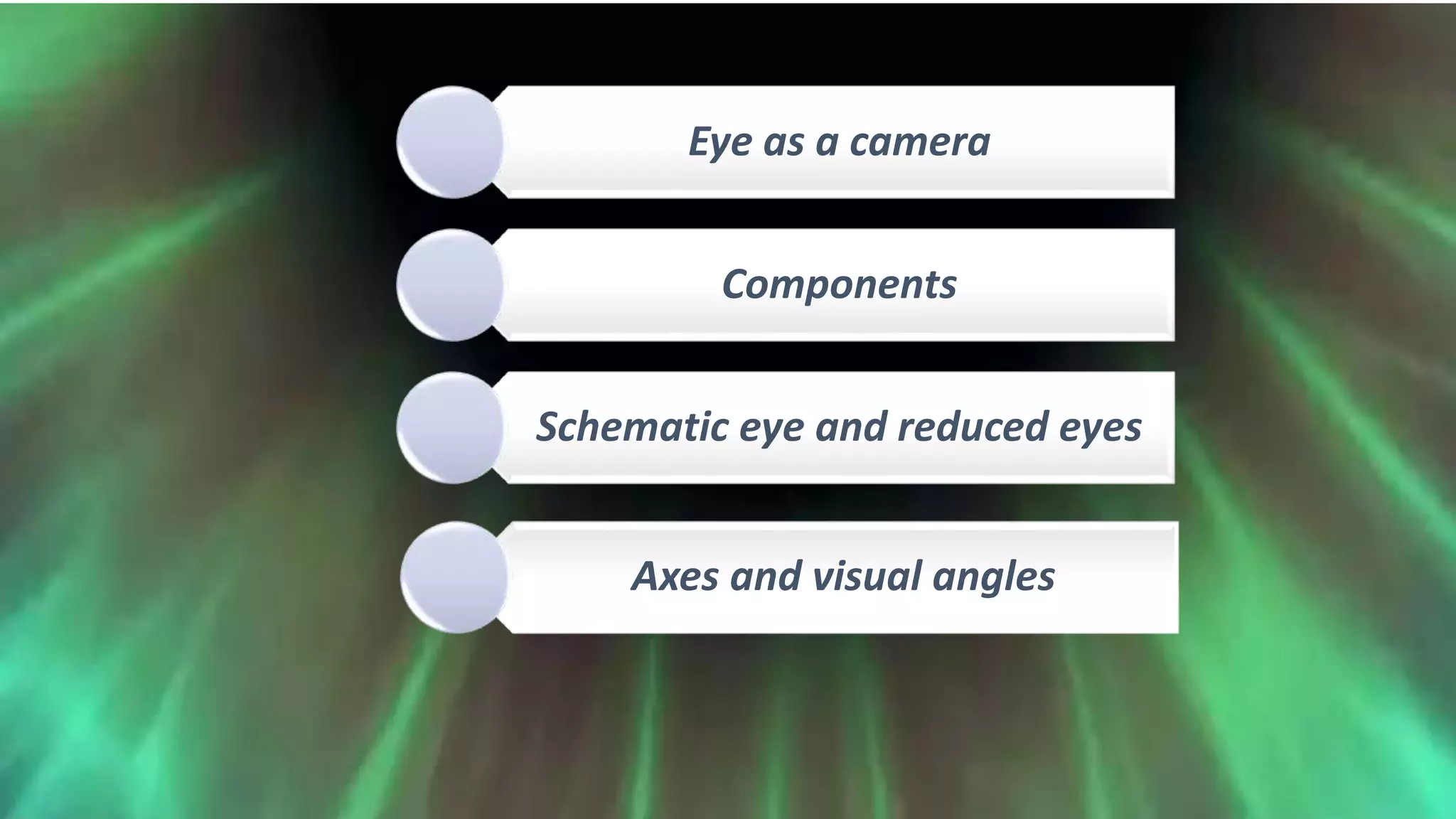 Ocular structure as camera | PPTX