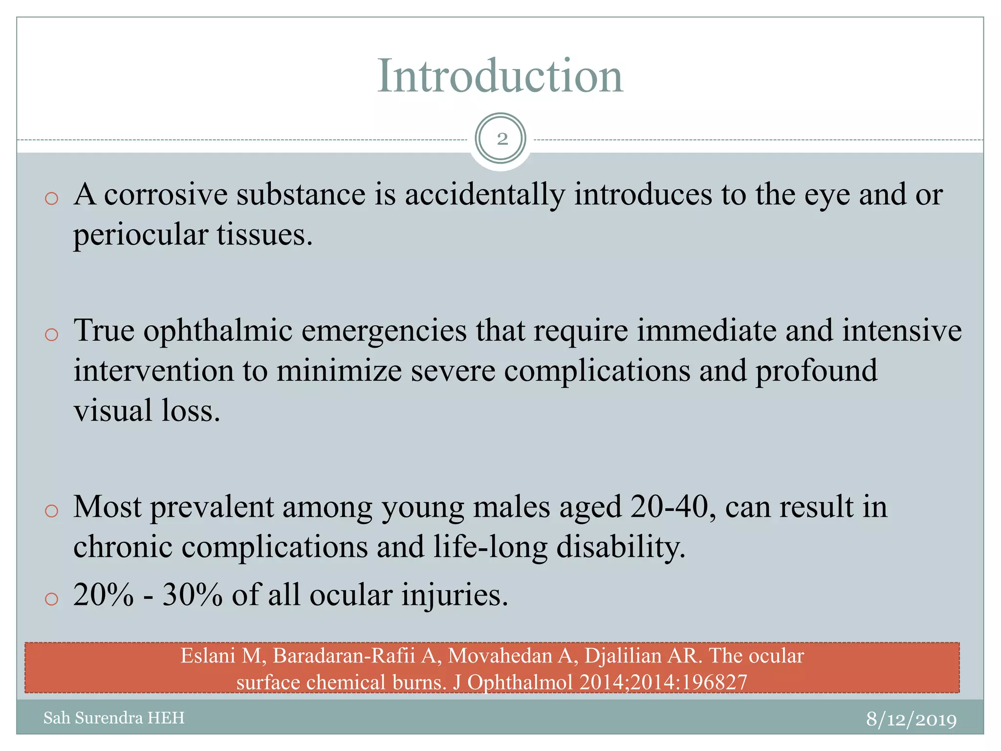 Ocular surface chemical injuries | PDF