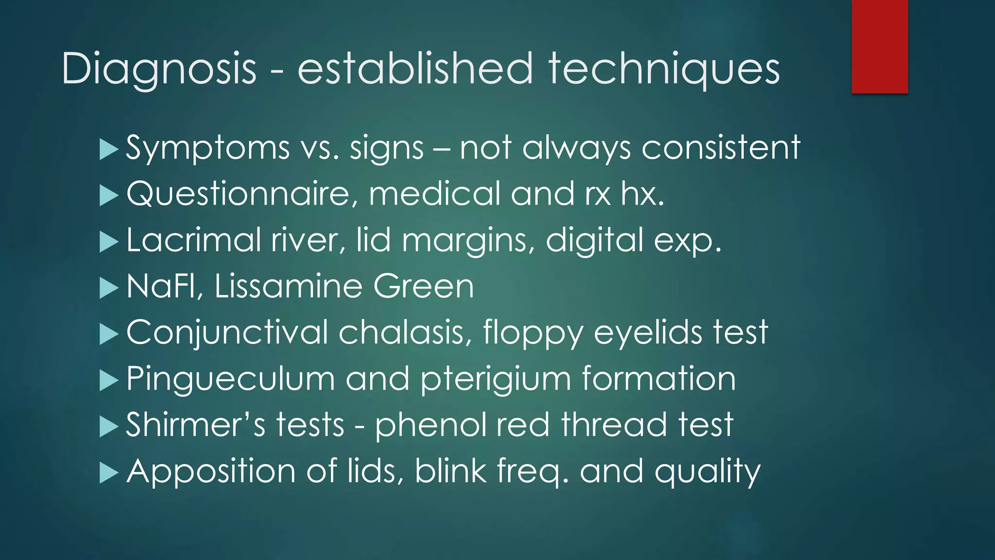 Ocular surface disease | PPTX