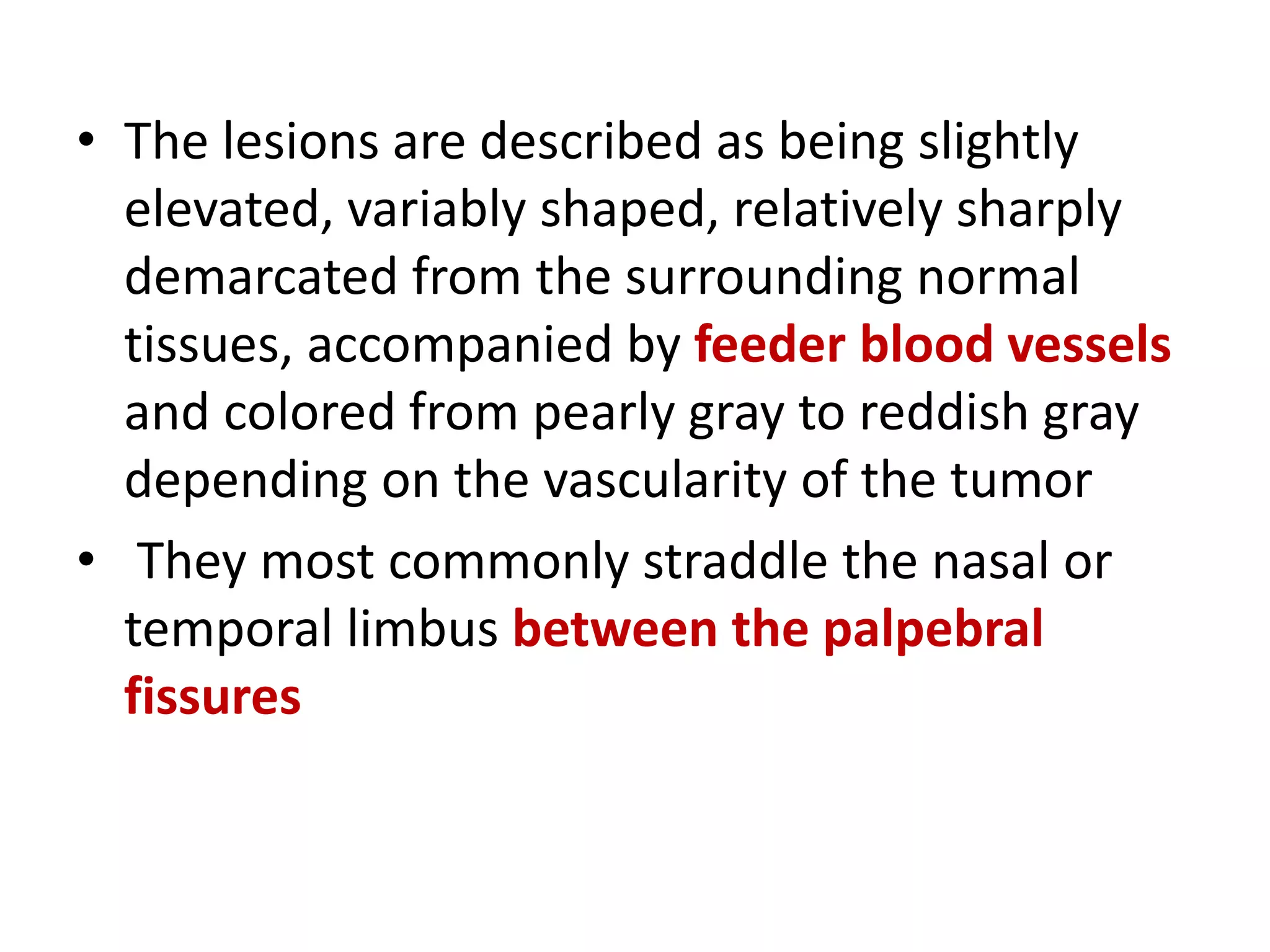 Ocular surface squamous neoplasia(ossn) | PPTX